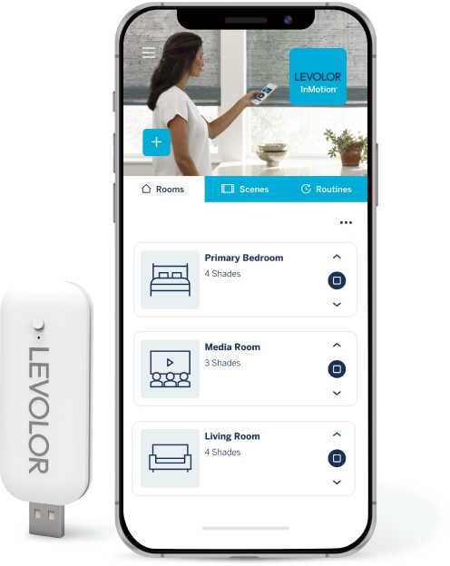 Motorized Window Blinds & Shades for Smart Homes | LEVOLOR